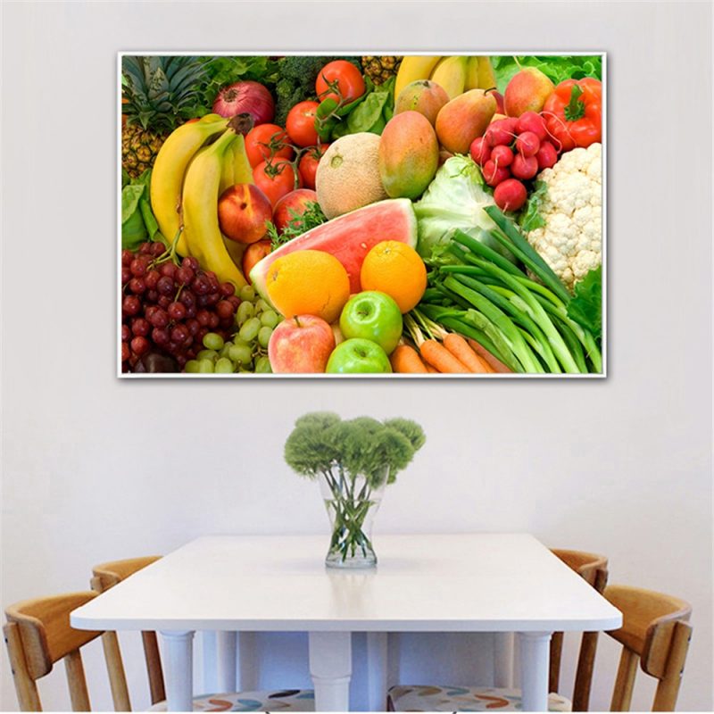 3 Panel Spoon Grains Spices Canvas Painting kitchen Room Decoration ...